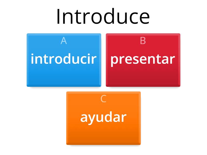 False friends (English - Spanish) - Quiz