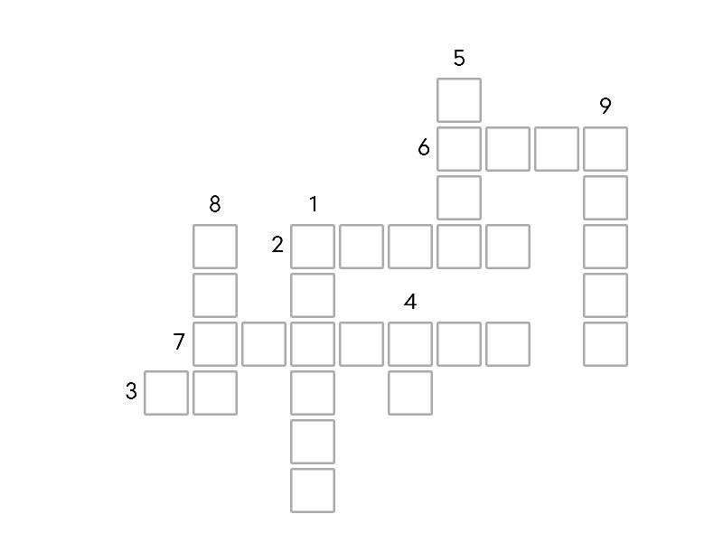 Prepositions of movement - Crossword