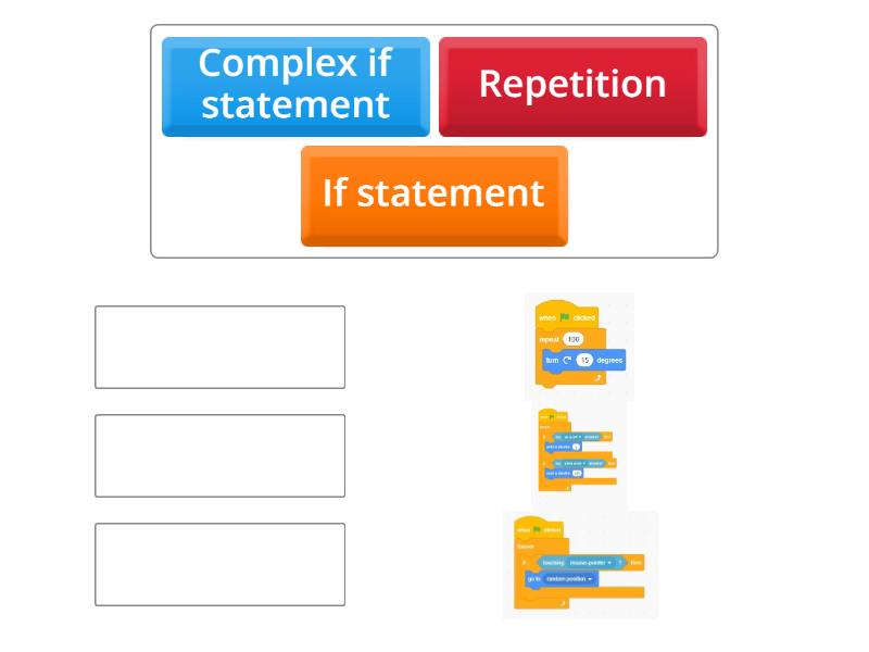 Scratch Constructs - Match up