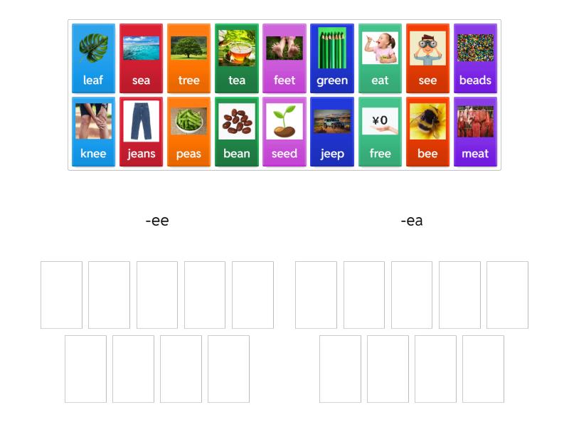 long e sound - U5 (with extras!) - Group sort