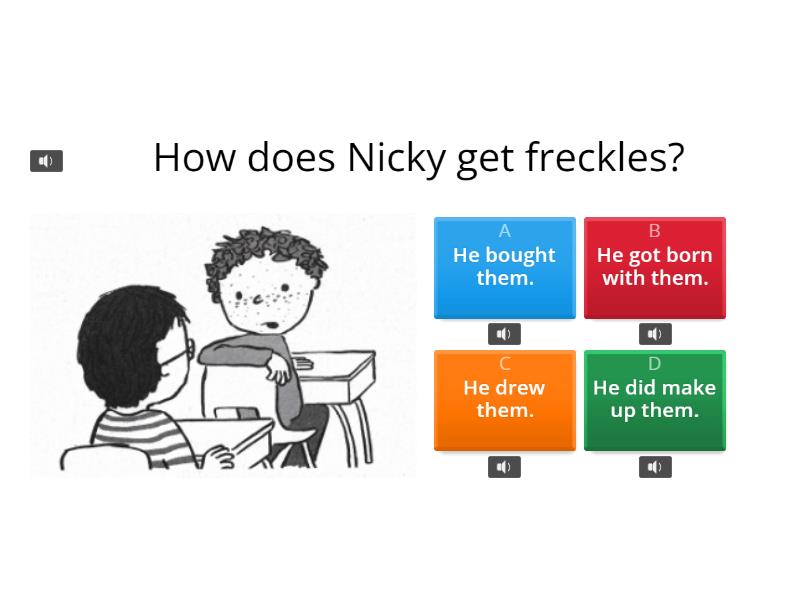 Chapter 1 Questions Freckle Juice - Quiz