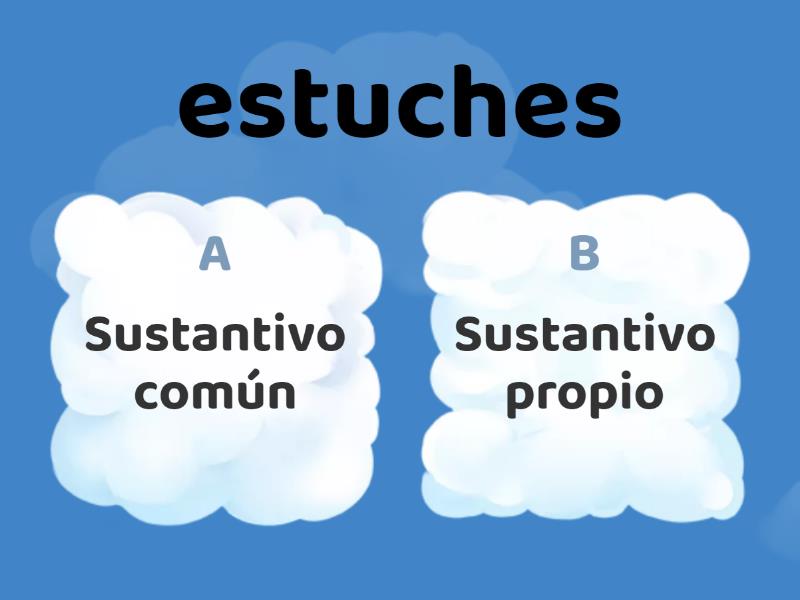 Sustantivo común y propio - Cuestionario