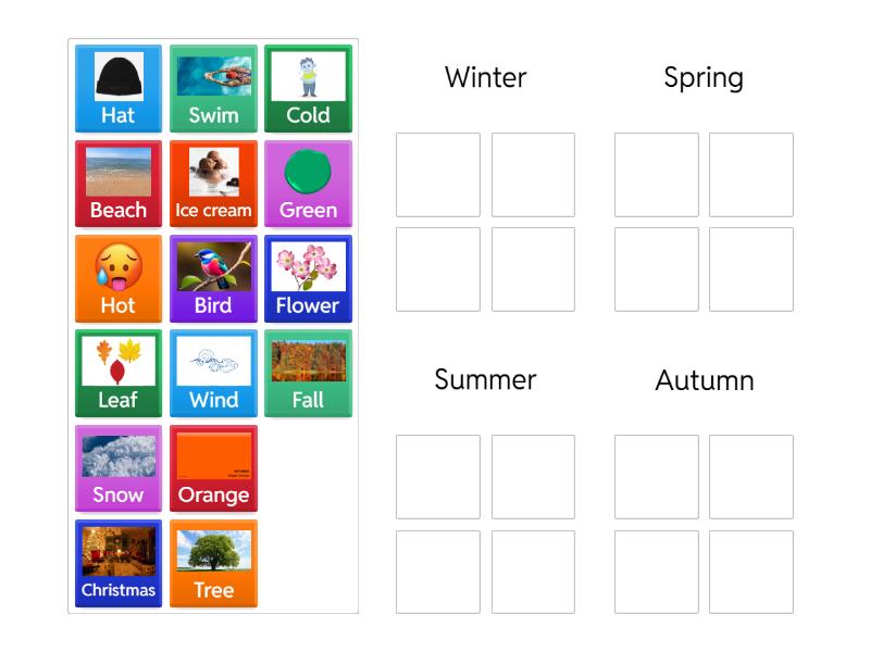 Seasons - Group sort