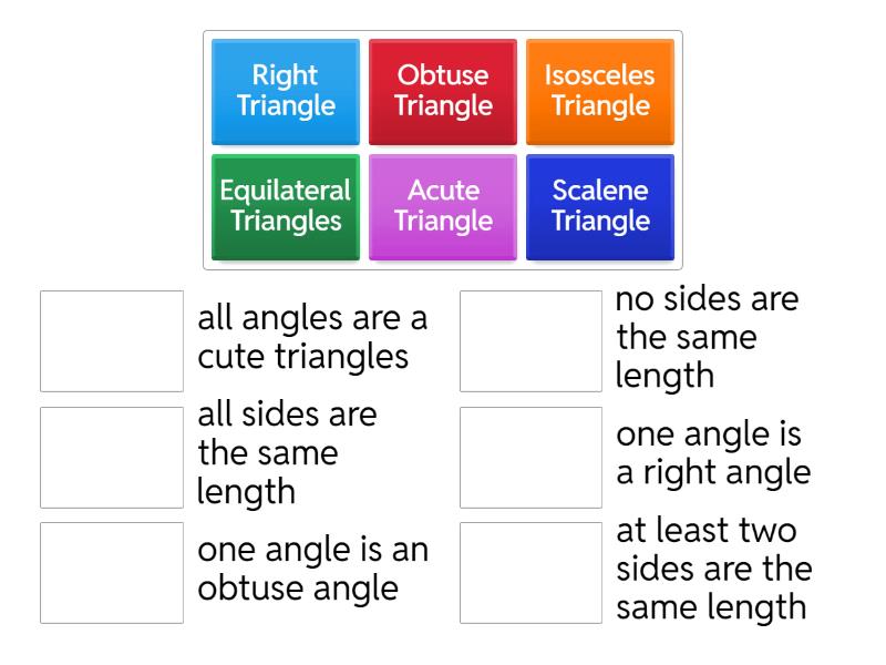 Triangles - Match up