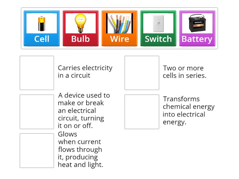 CIRCUIT COMPONENTS - Match up