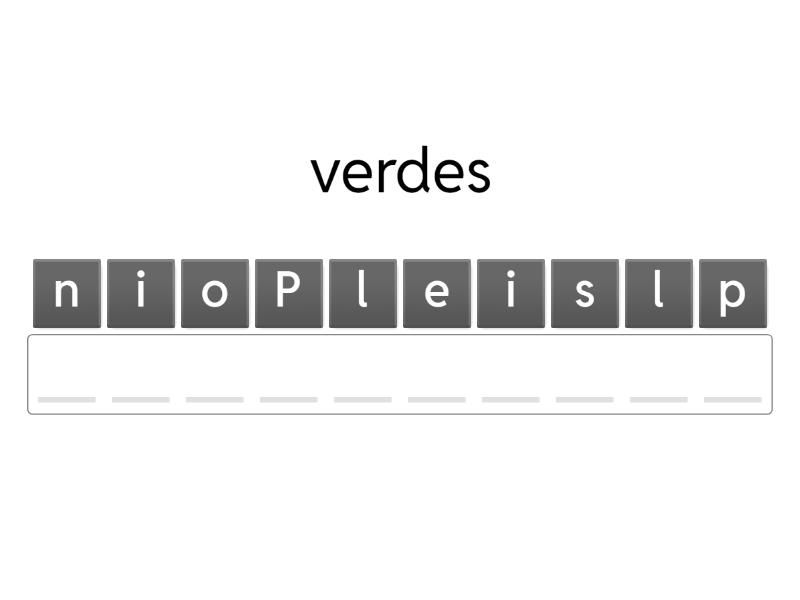 Repaso vocabulario "Carl no quiere ir a Mexico" - Anagram