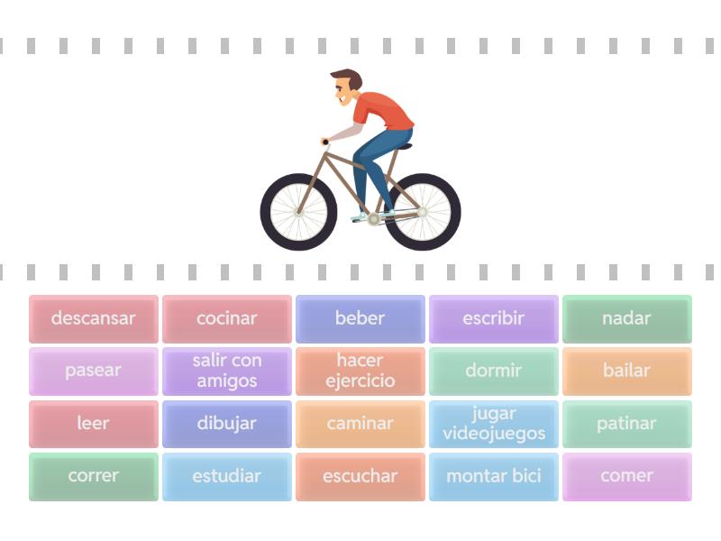 VERBOS Y ACCIONES SPANISH 2 - Find the match
