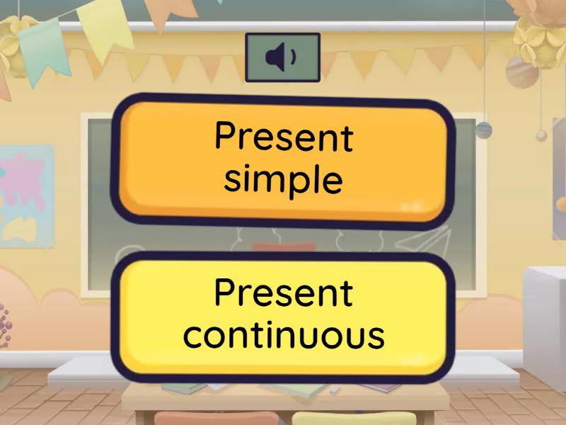 Present simple and Present continuous - Quiz