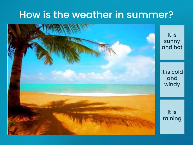 Weather and seasons - Quiz