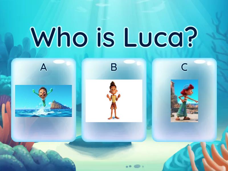 Luca by Disney - questions - Quiz
