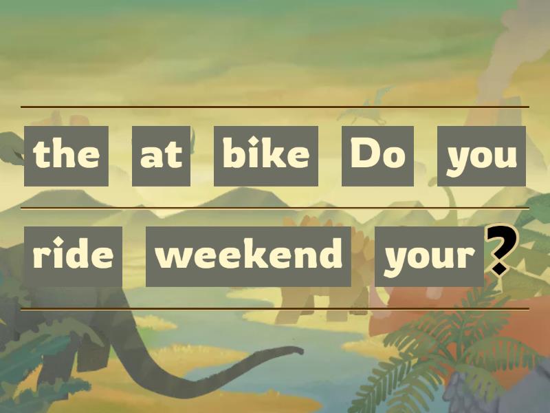 SM 1 unit 5 Ps S questions - Unjumble