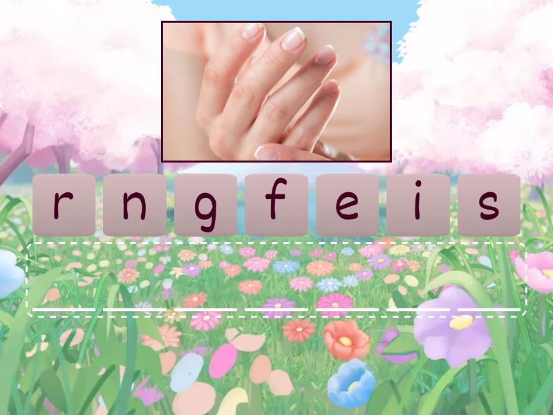 SM1 Unit 8 Body parts - Anagram