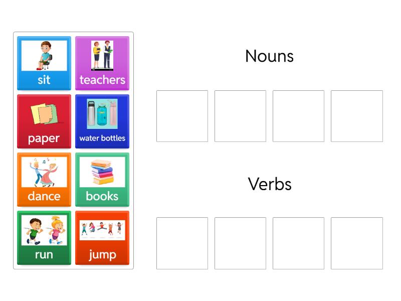 Noun vs Verb - Group sort