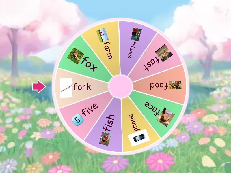 Artic Spinner - Initial /f/ - Spin the wheel