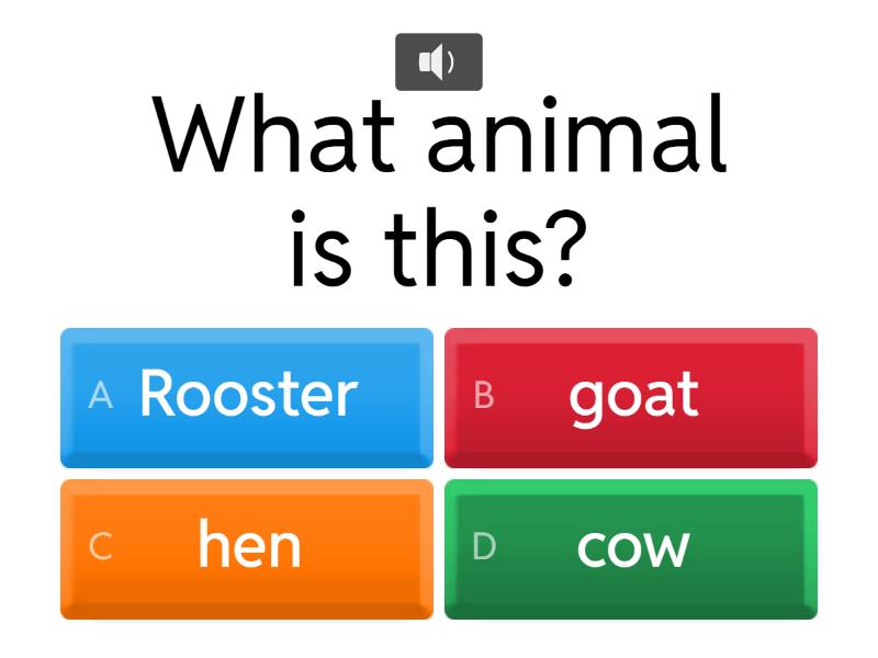 Farm Animals sounds - Quiz