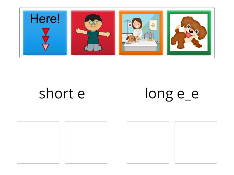 short e & long e_e - Group sort
