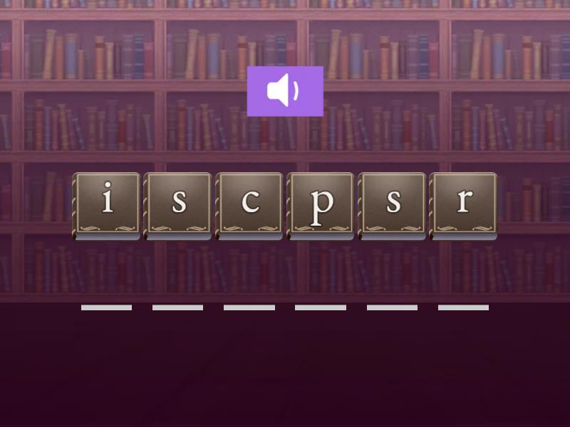 UFLI lesson 41c part 3 short vowels advanced - Anagram