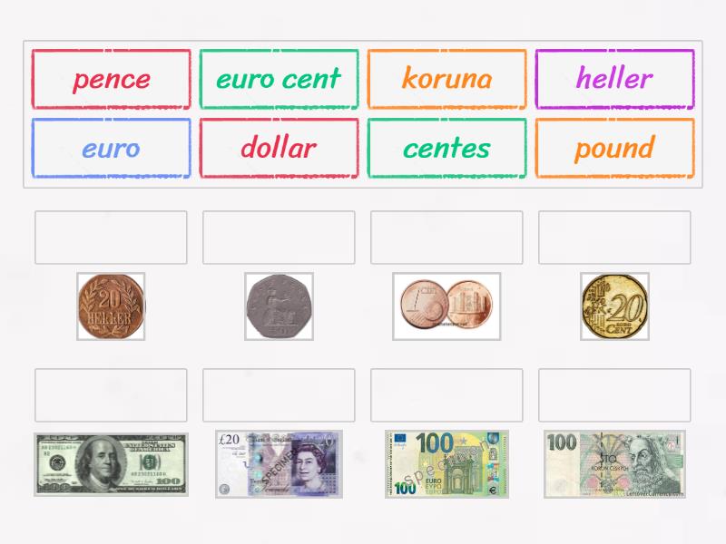 Math Money - Match up