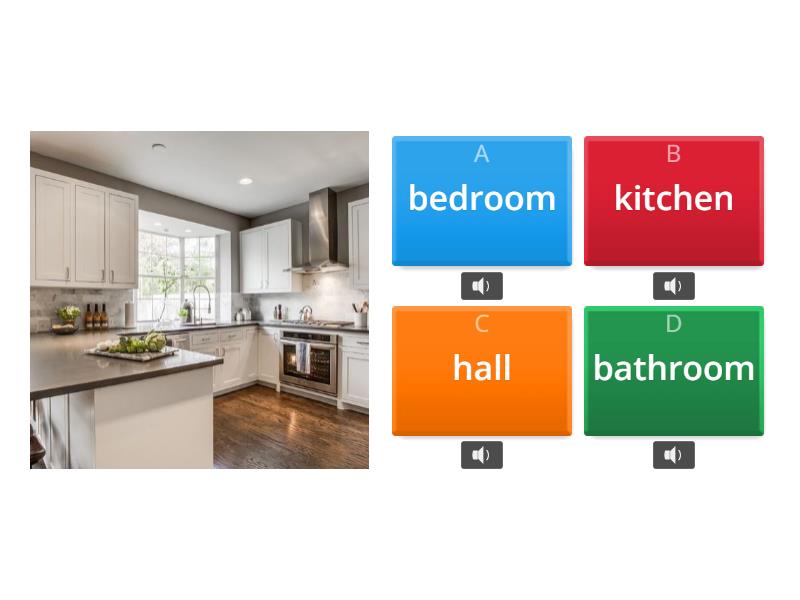 Rooms in the house + furniture_klasa 2 - Quiz