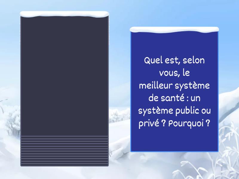 Conversation - La santé - Speaking cards