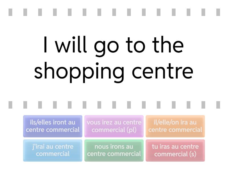 Aller future tense - Find the match