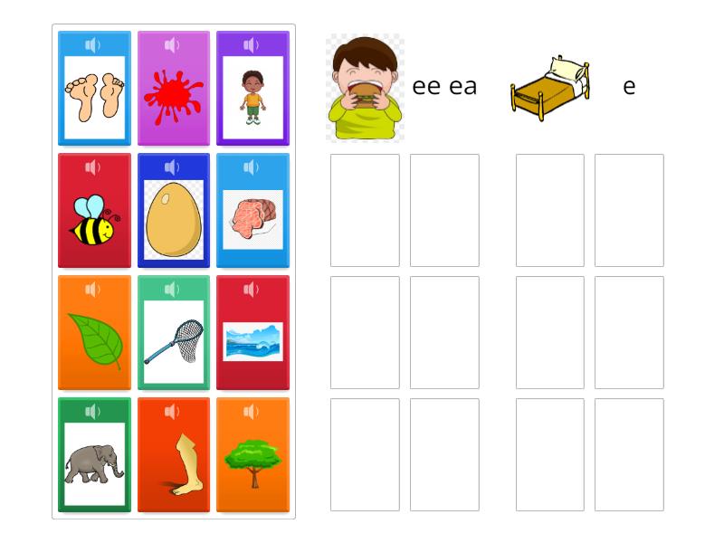 short and long e sorting - Group sort