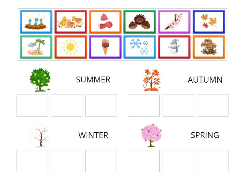 THE FOUR SEASONS - Group sort