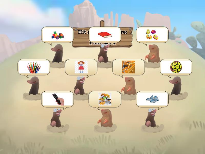 SCHOOL ACTIVITIES WHACK-A-MOLE - Aplastatopos