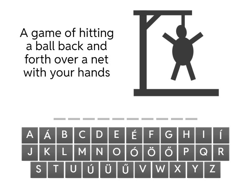 Sports - - Hangman