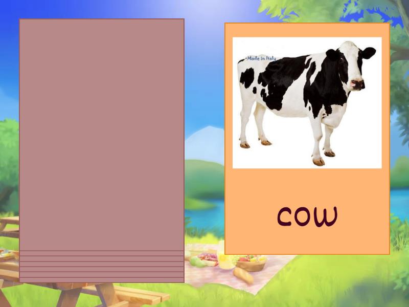 Farm animals- - Speaking cards