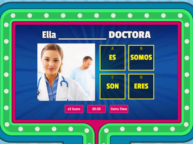 Verbo SER y las PROFESIONES - Gameshow quiz