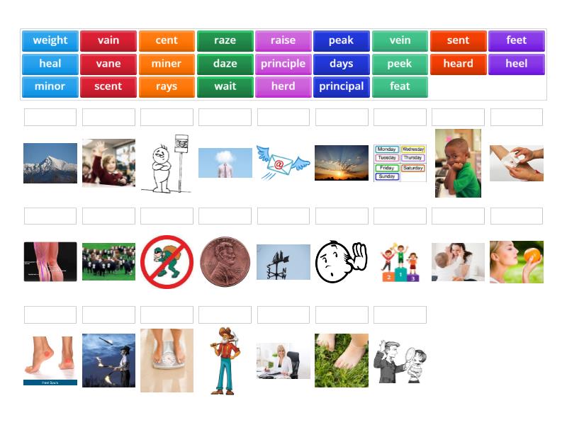 Lesson 5 Spelling Homophones (Stormalong) - Match up