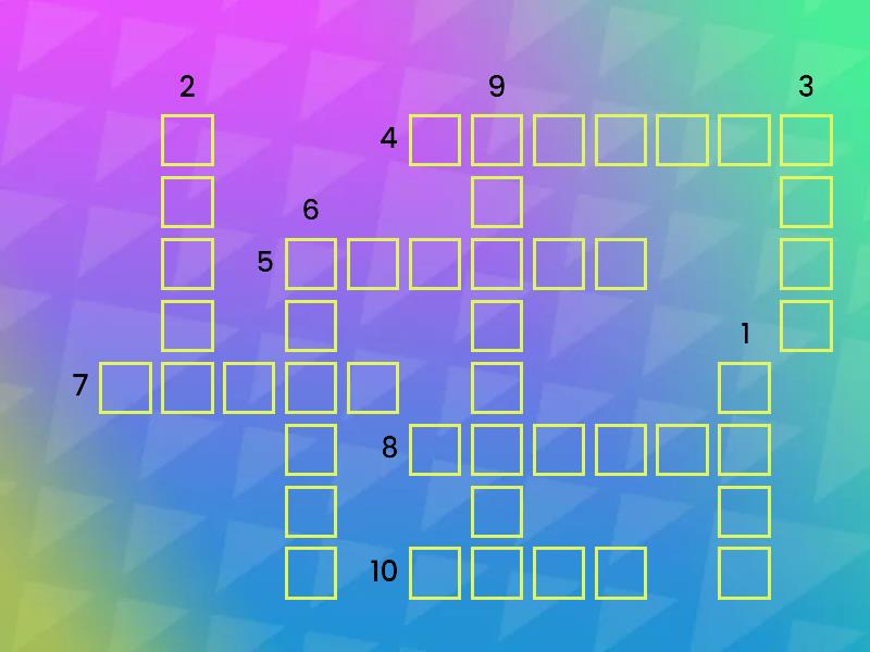 Los colores (A1) - Crossword