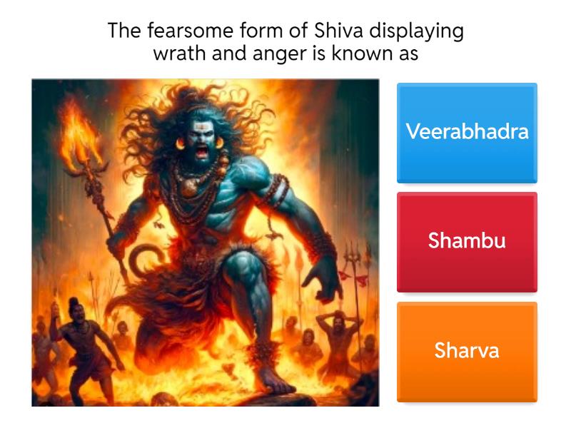 GOD SHIVA - Quiz