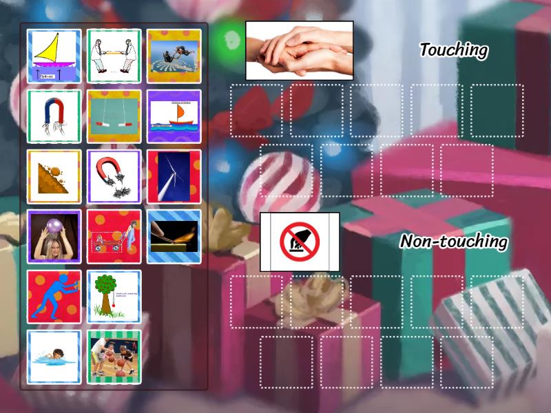 Science grade 3_Touching and non-touching forces - Group sort