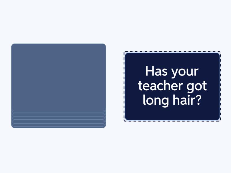 Speaking A2 - have/has got - Speaking cards