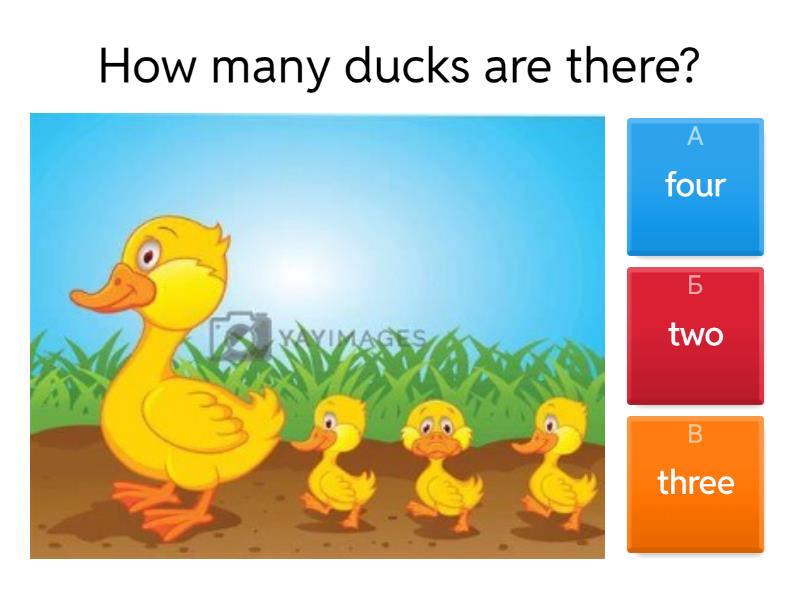 How many? Numbers 1-10 - Quiz