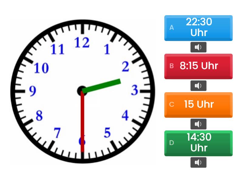 Uhrzeit - Quiz