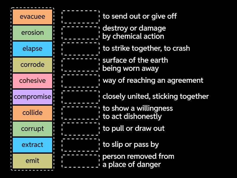 Chameleon Prefixes - Match up