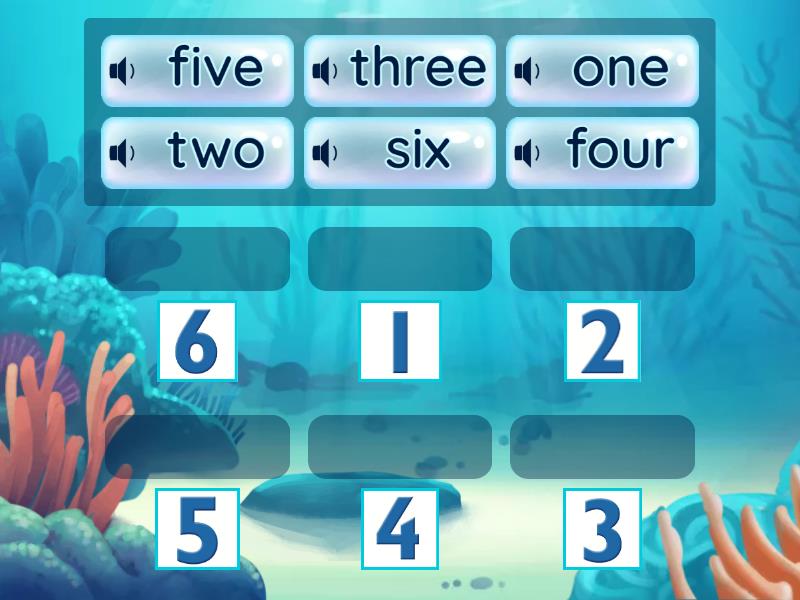 KBS U1 numbers 1-6 - Match up