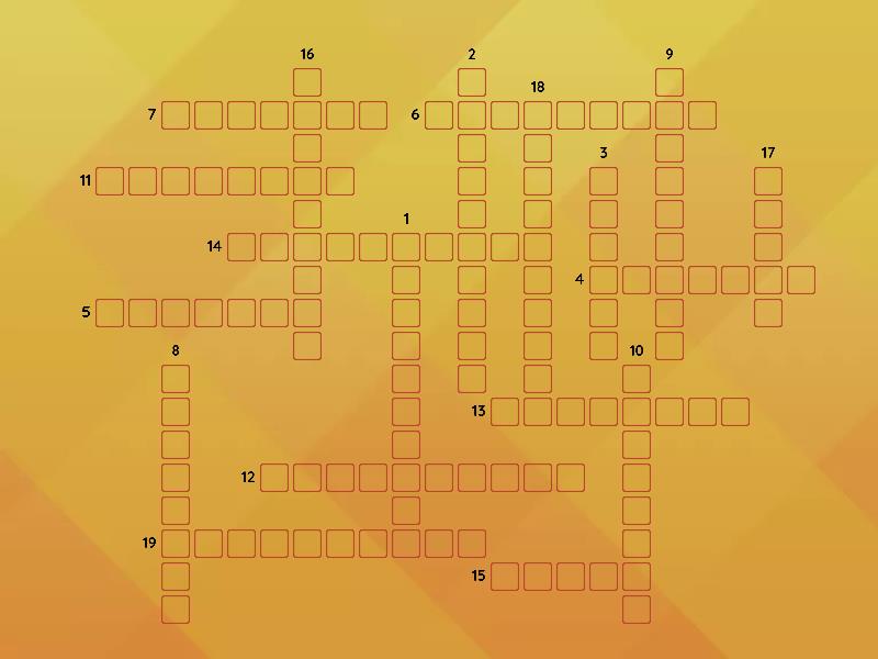 Fairy tale - Crossword