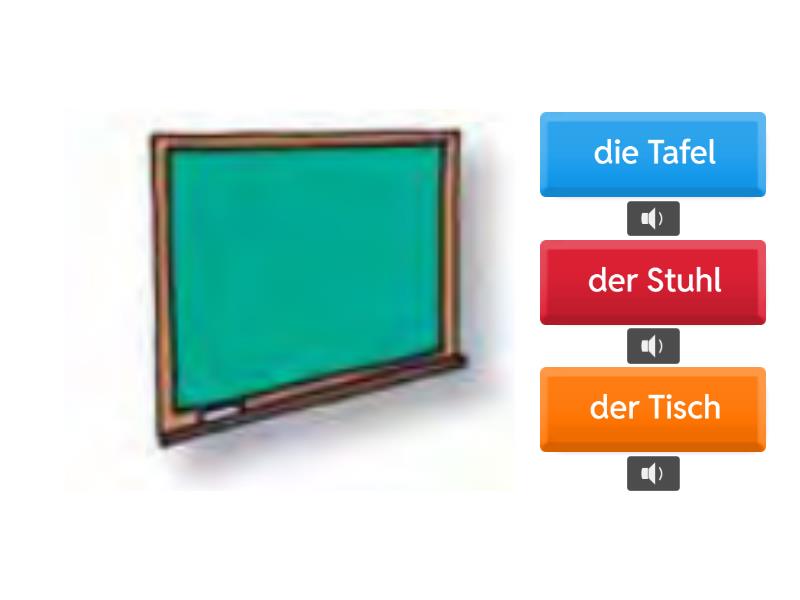 Unser Klassenzimmer - Quiz