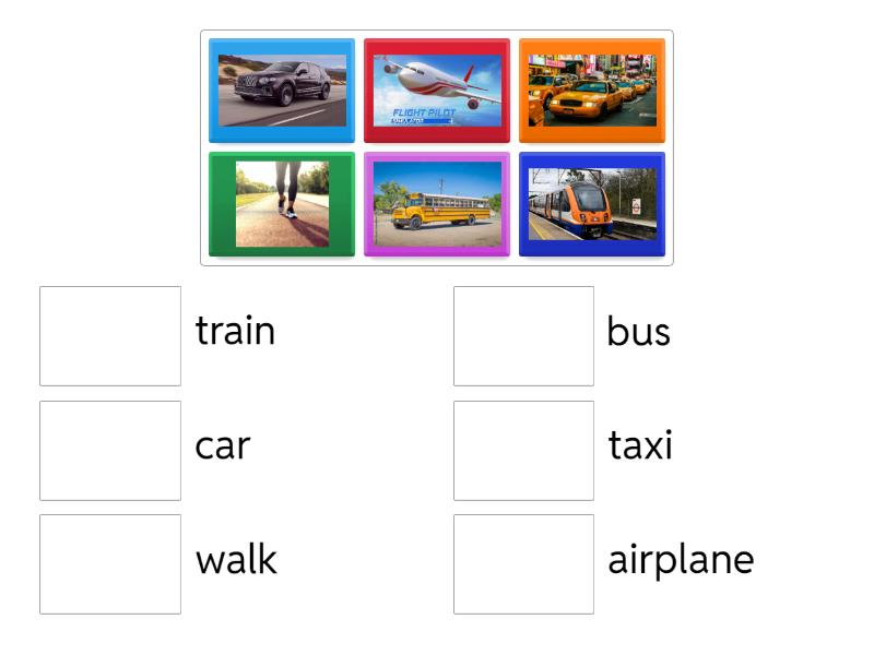 Transportation - Match up