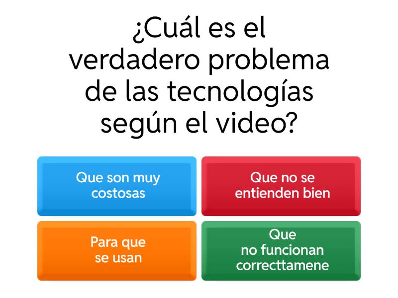 LAS TICS Y LA SALUD - Quiz