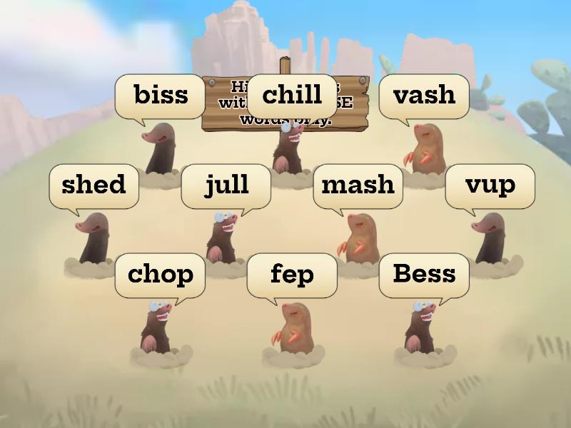 1.4 Nonsense Word Whack-A-Mole - Whack-a-mole