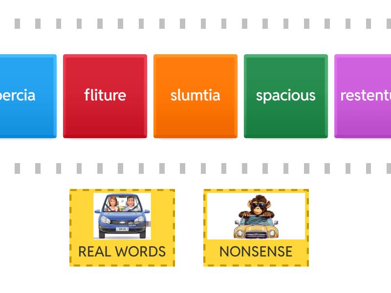 12.5 Real or Nonsense Words - Speed sorting