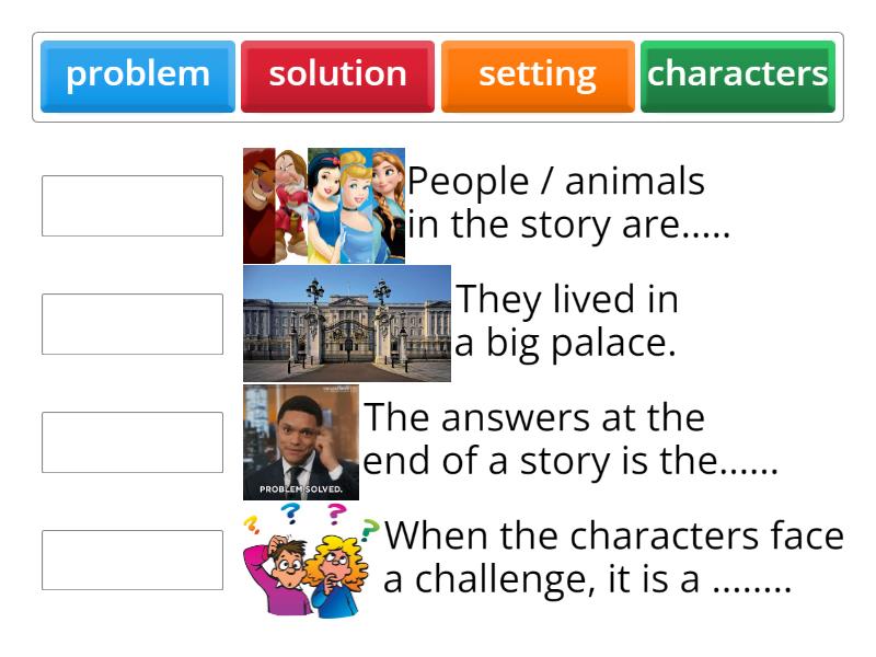 Story Elements - Match up
