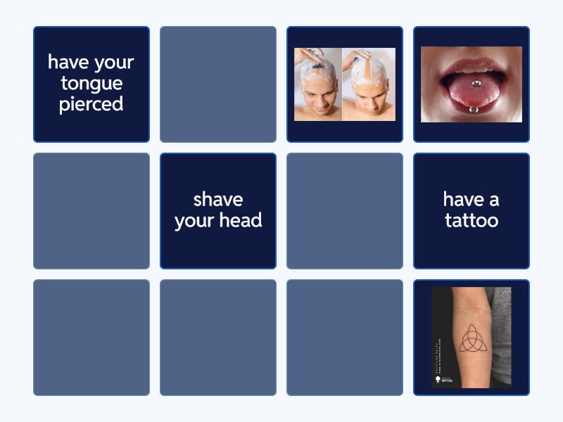 Project 5 Unit 3A Body art - Matching pairs