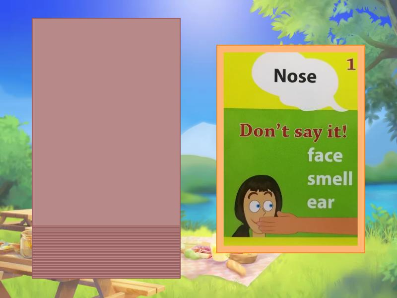 Don't say it! - Speaking cards