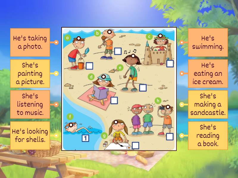 SM1_Unit 9_What are they doing? - Labelled diagram